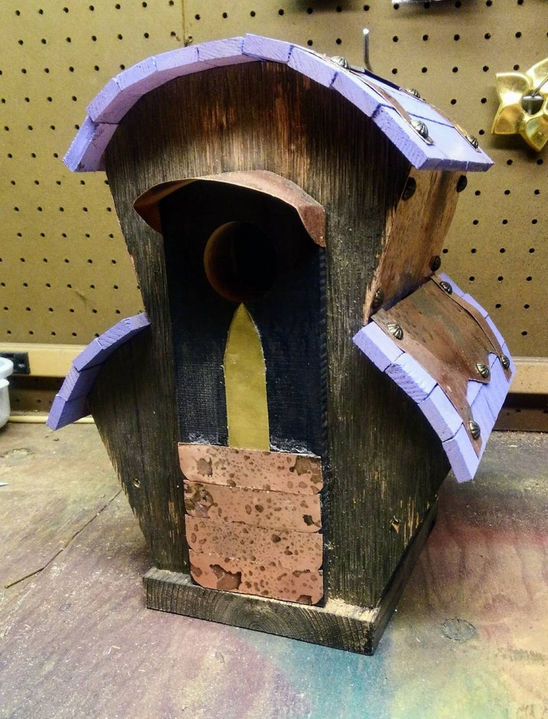 Unique Chapel Style Birdhouse - Etsy