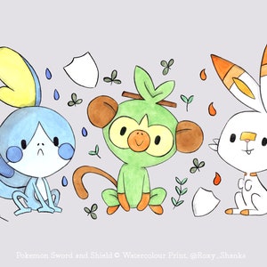 A6 Geeky Cute Prints ALL PRINTS Llama Sloth Plants Pokemon - Etsy