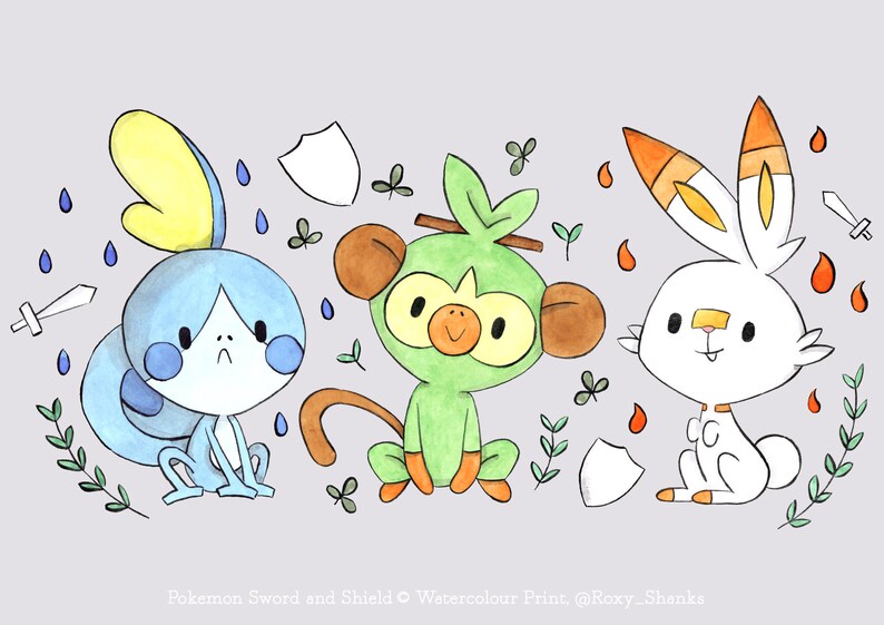 A6 Geeky Cute Prints ALL PRINTS Llama Sloth Plants Pokemon - Etsy