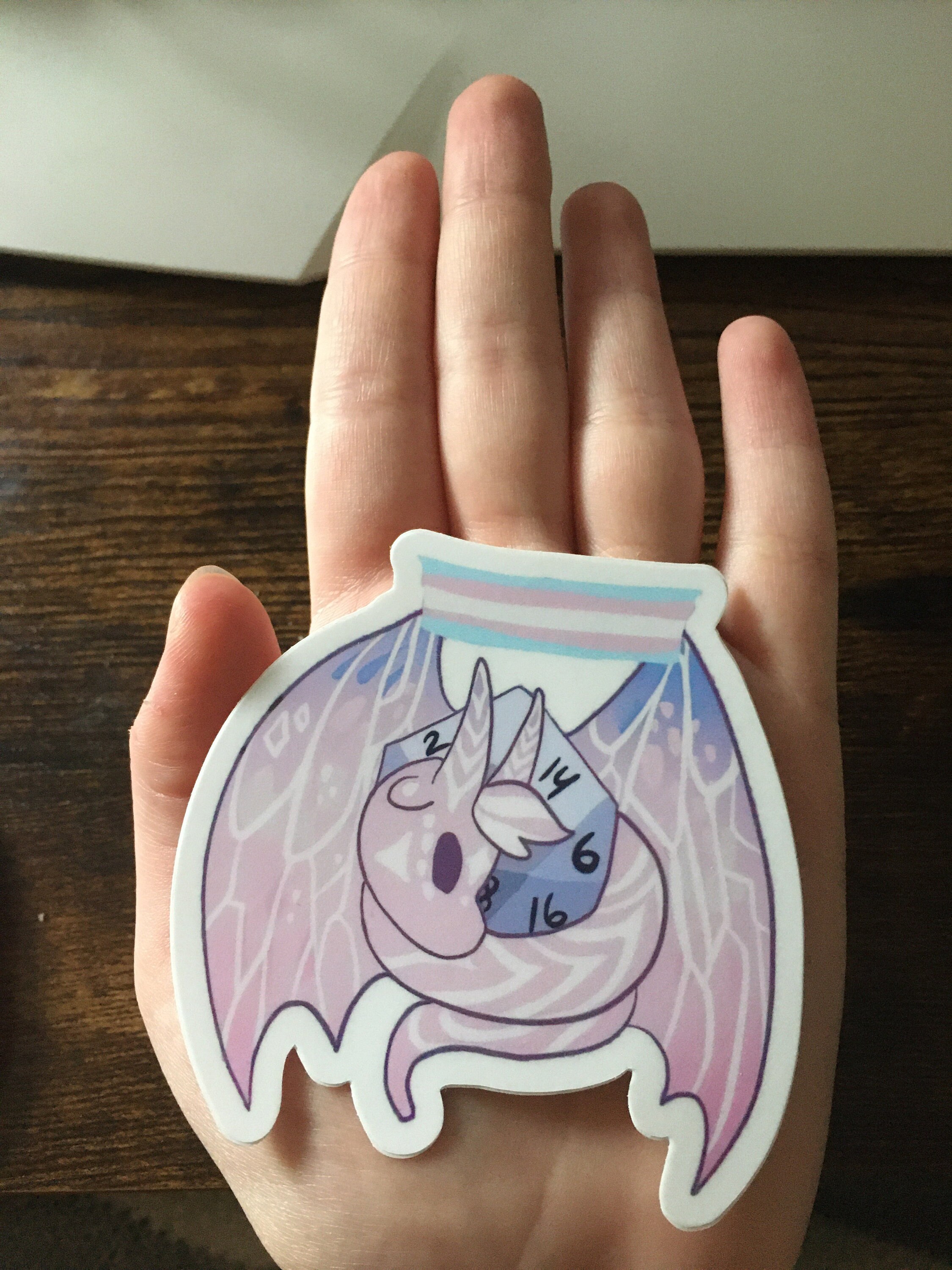 Trans Pride DnD Sticker LGBTQ | Etsy