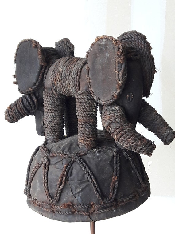 Elephant Mask From Grassland Cameroon | Etsy