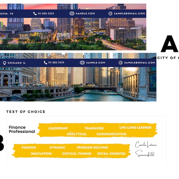 Personalized Linkedin Banner - Etsy