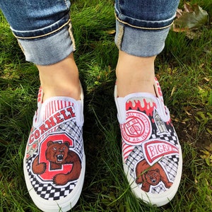 Custom College or Team Shoes - Etsy