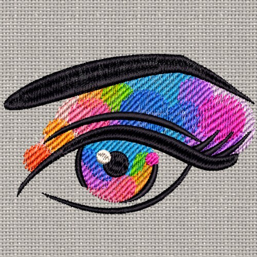 Eye Embroidery Design Instant Download | Etsy