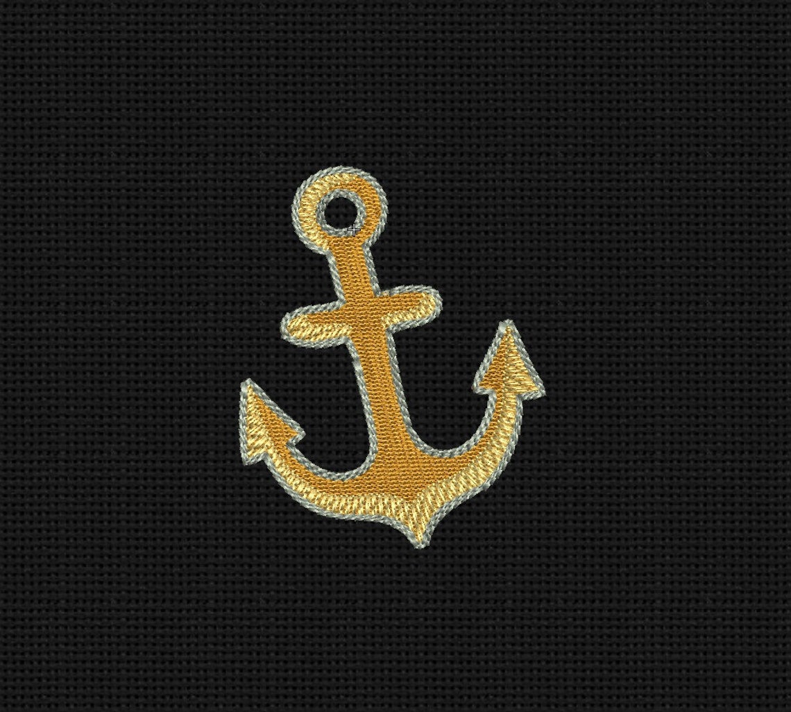 Ancla de diseño de bordado de la máquina ancla de diseño de | Etsy