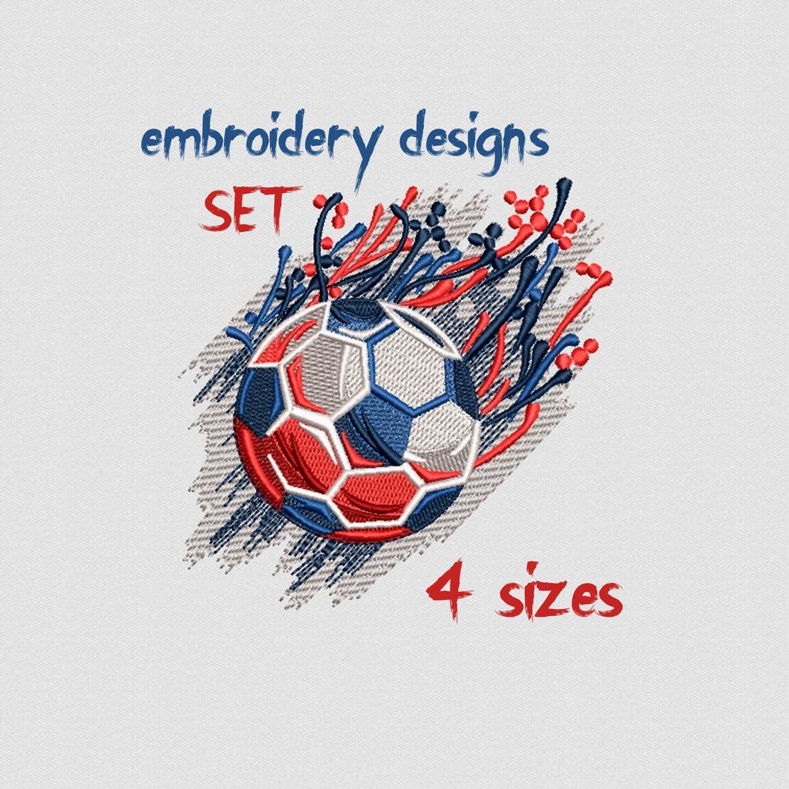 Football Embroidery Designs Ball Embroidery Design - Etsy