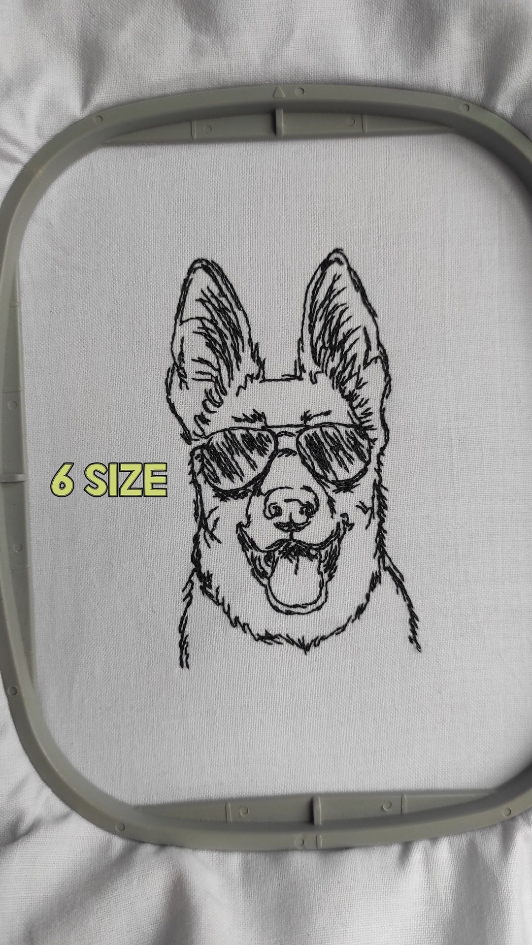 Shepherd Dog Embroidery Design, Embroidery Designs Dog - Etsy