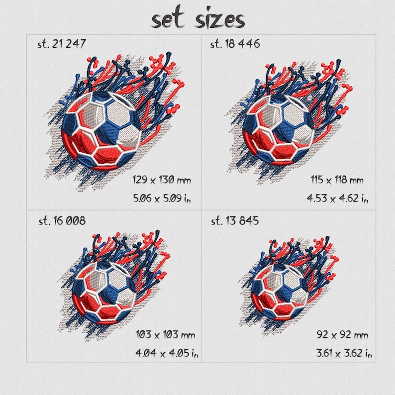 Football Embroidery Designs Ball Embroidery Design - Etsy