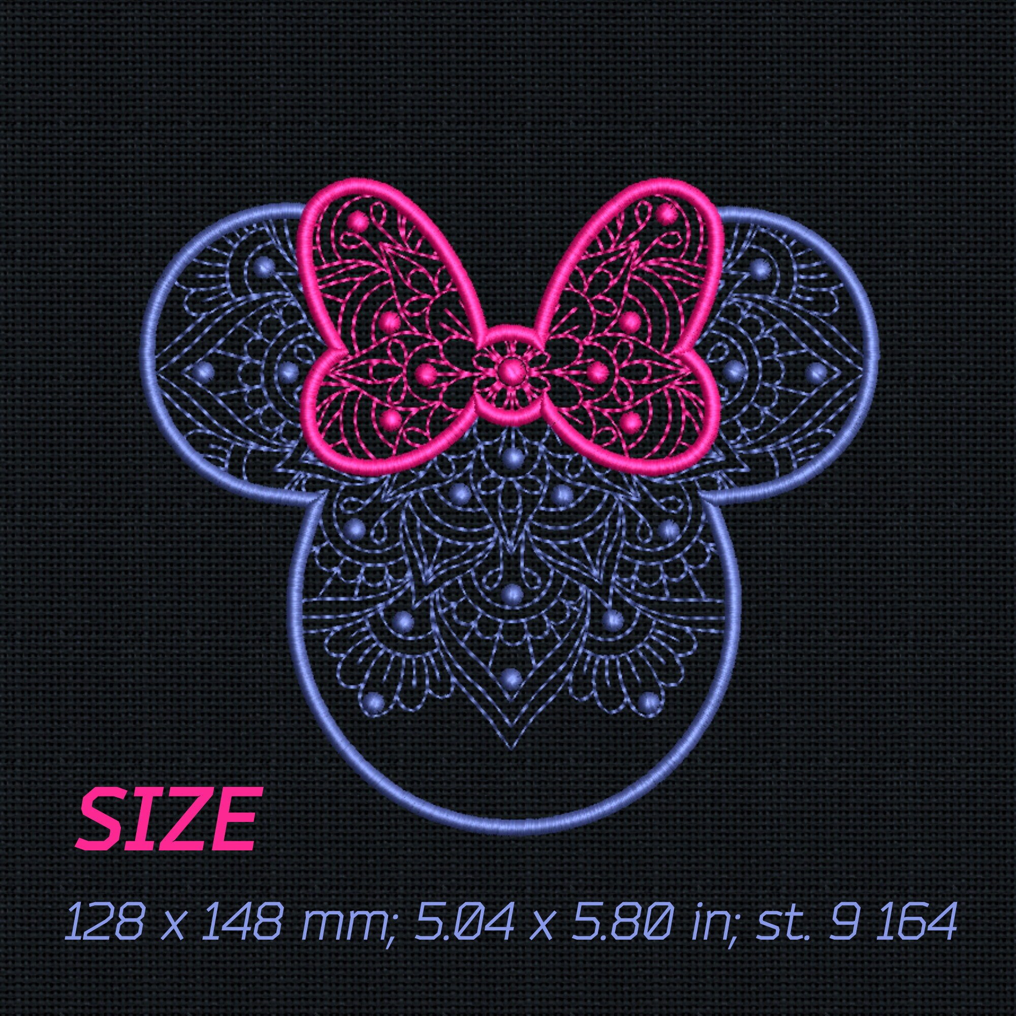 Embroidery Design Mouse - Etsy