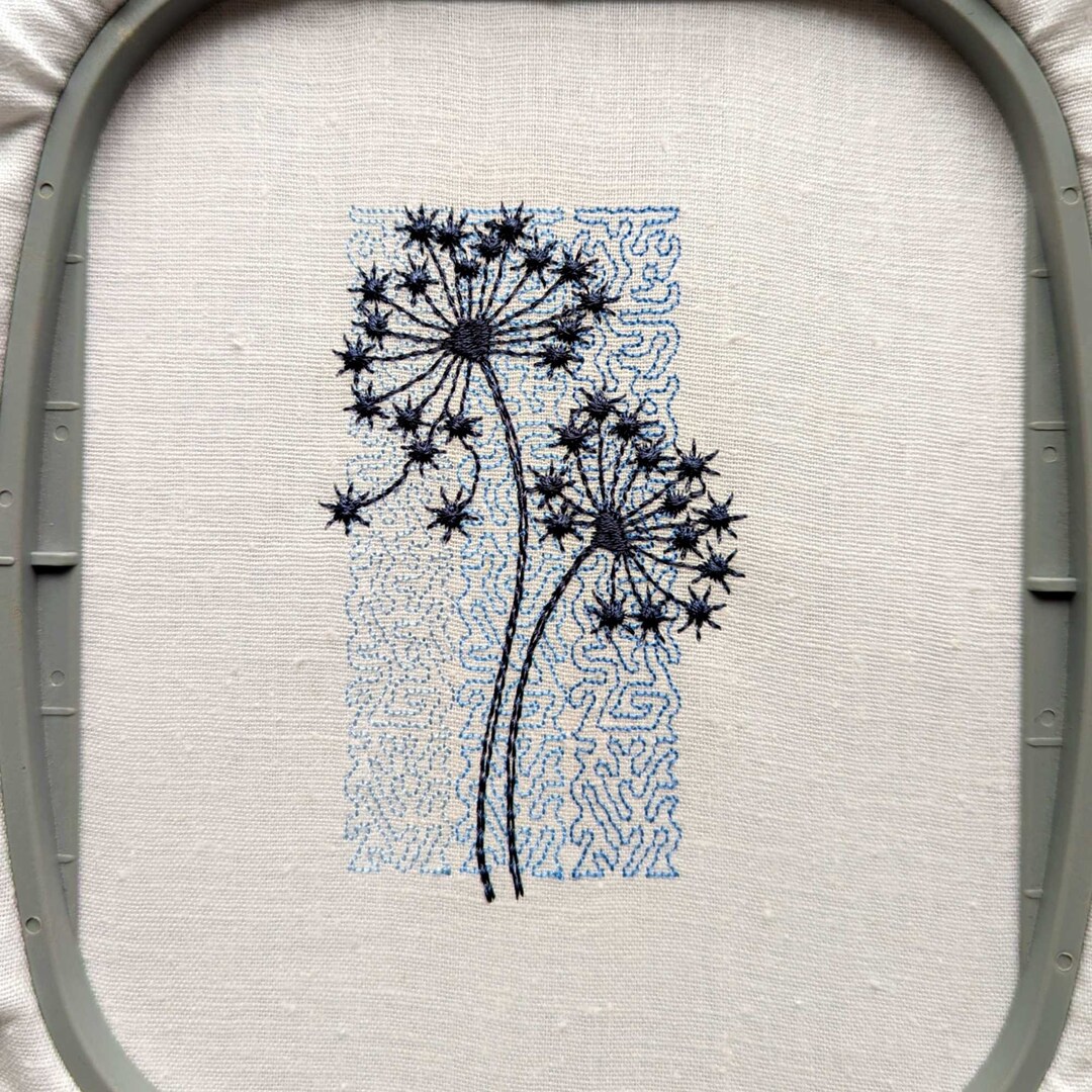 Dandelions Embroidery Design, Flowers Embroidery Designs - Etsy