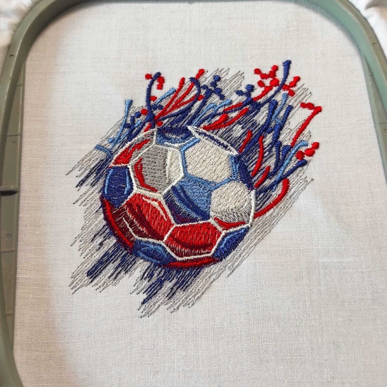 Football Embroidery Designs Ball Embroidery Design - Etsy