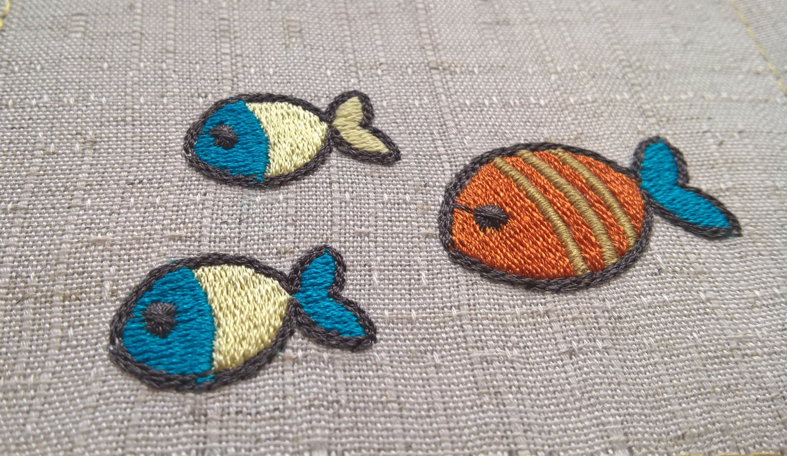 Embroidery design fish mini 4x4Instant Download Machine | Etsy