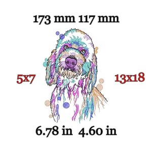 Goldendoodle Embroidery Design, Embroidery Designs Dog - Etsy