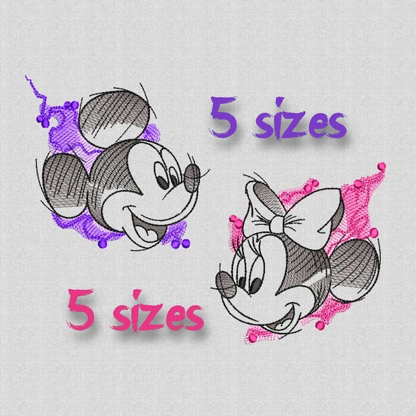Minnie Mouse Embroidery Design - Etsy