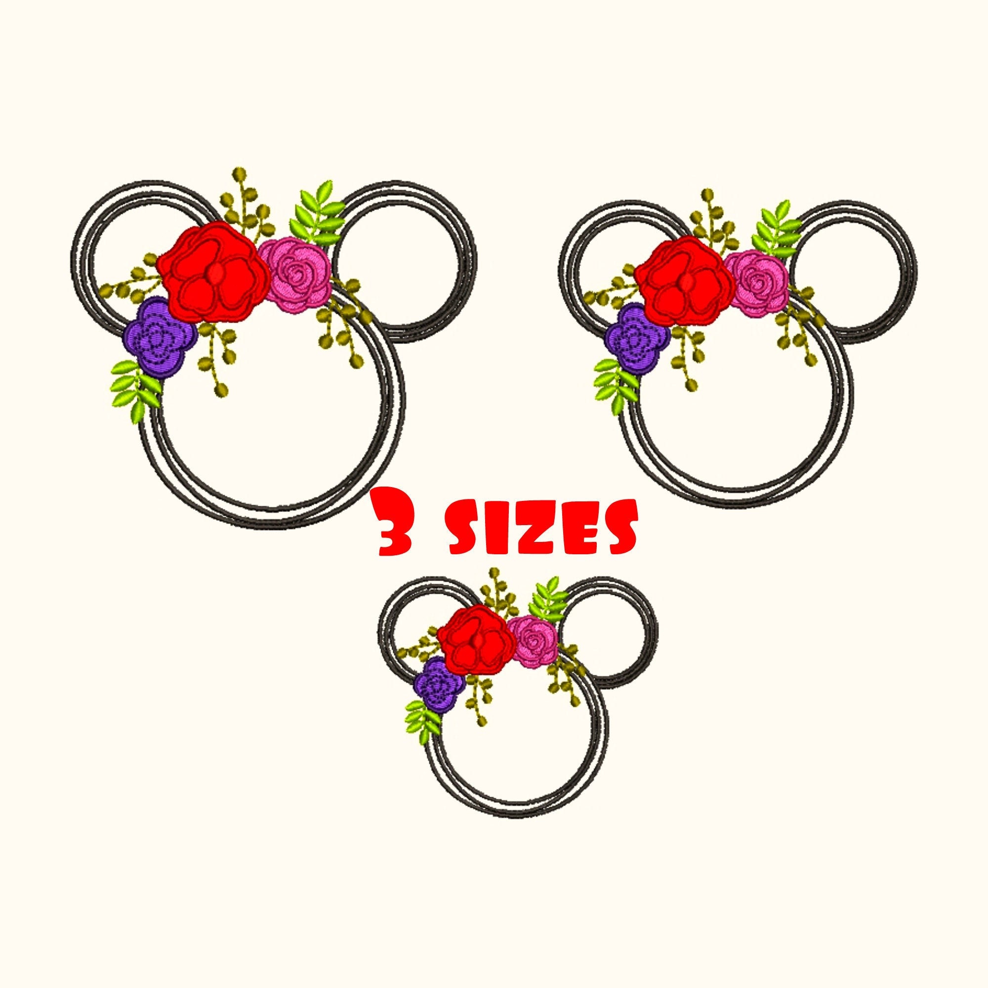 Mouse Embroidery Designs - Etsy