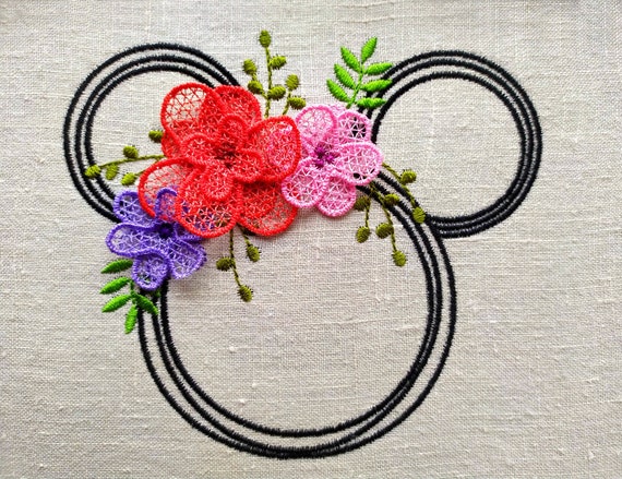 Mouse Embroidery Design Embroidery Designs FSL - Etsy