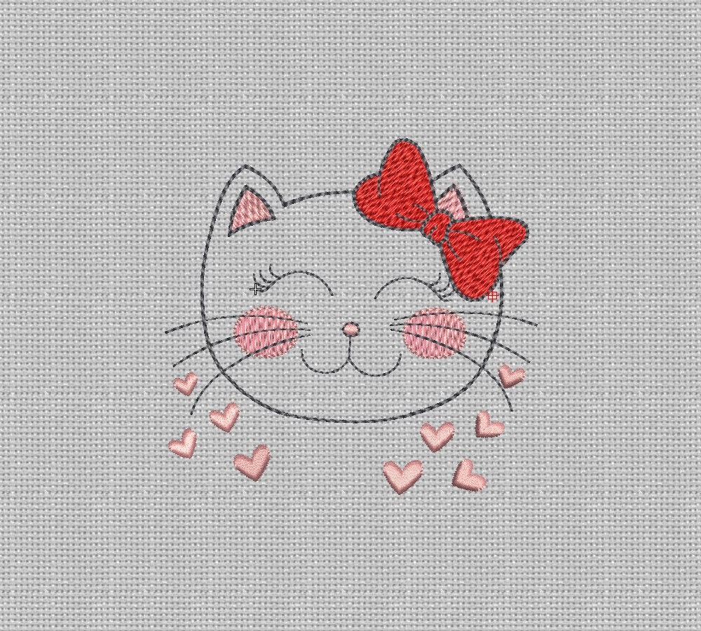 Cat Embroidery Design Embroidery Designs Pet | Etsy