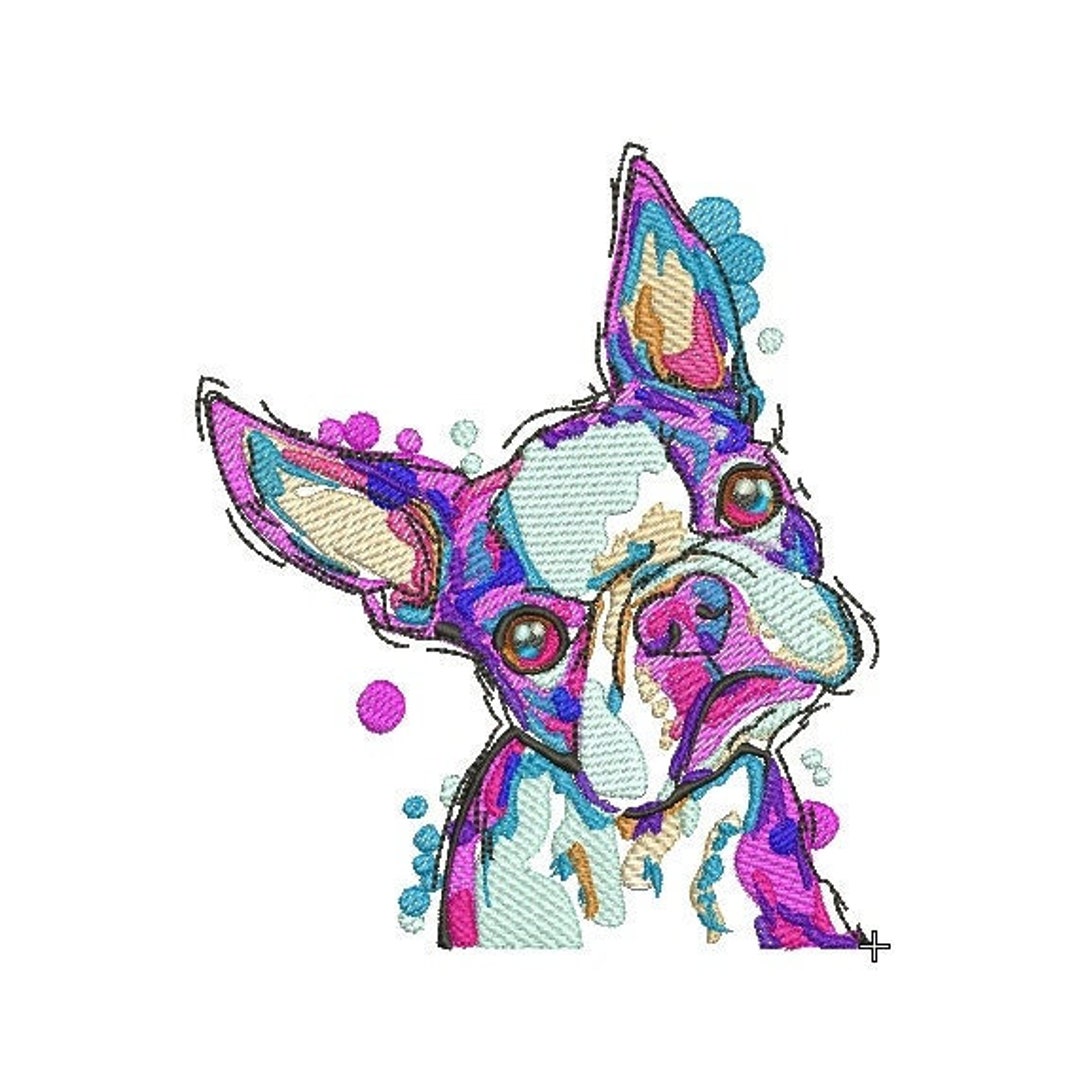 French Bulldog Embroidery Design Embroidery Designs Dog - Etsy
