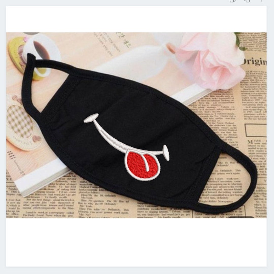 Embroidery Design Smile, Embroidery Designs Mask - Etsy