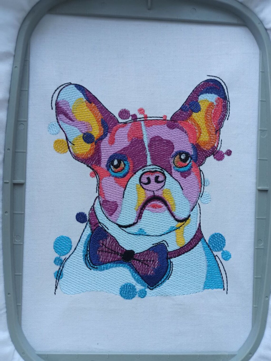 French Bulldog Embroidery Design Embroidery Designs Dog - Etsy