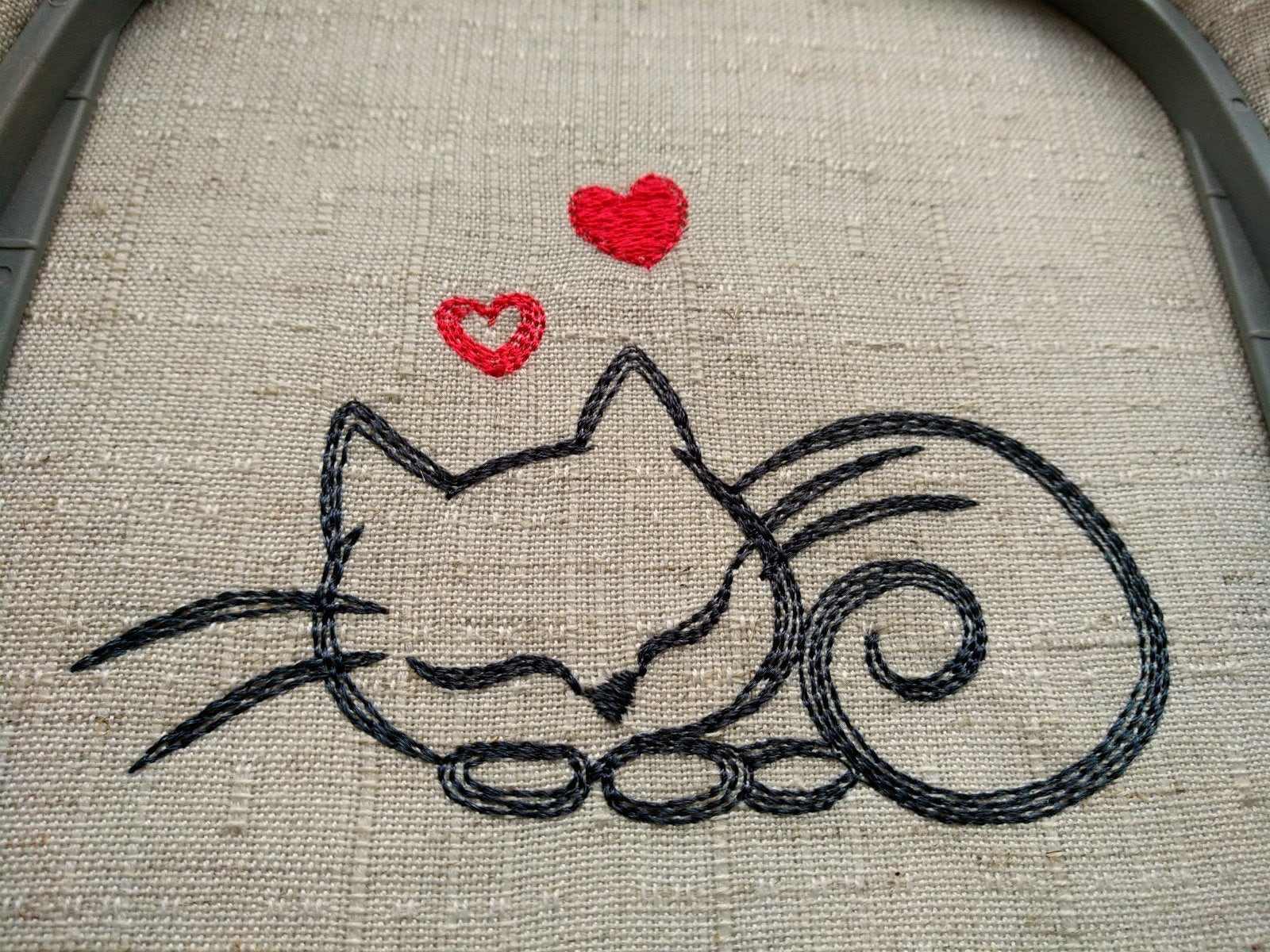 Cat Embroidery Design Embroidery Designs Pet - Etsy