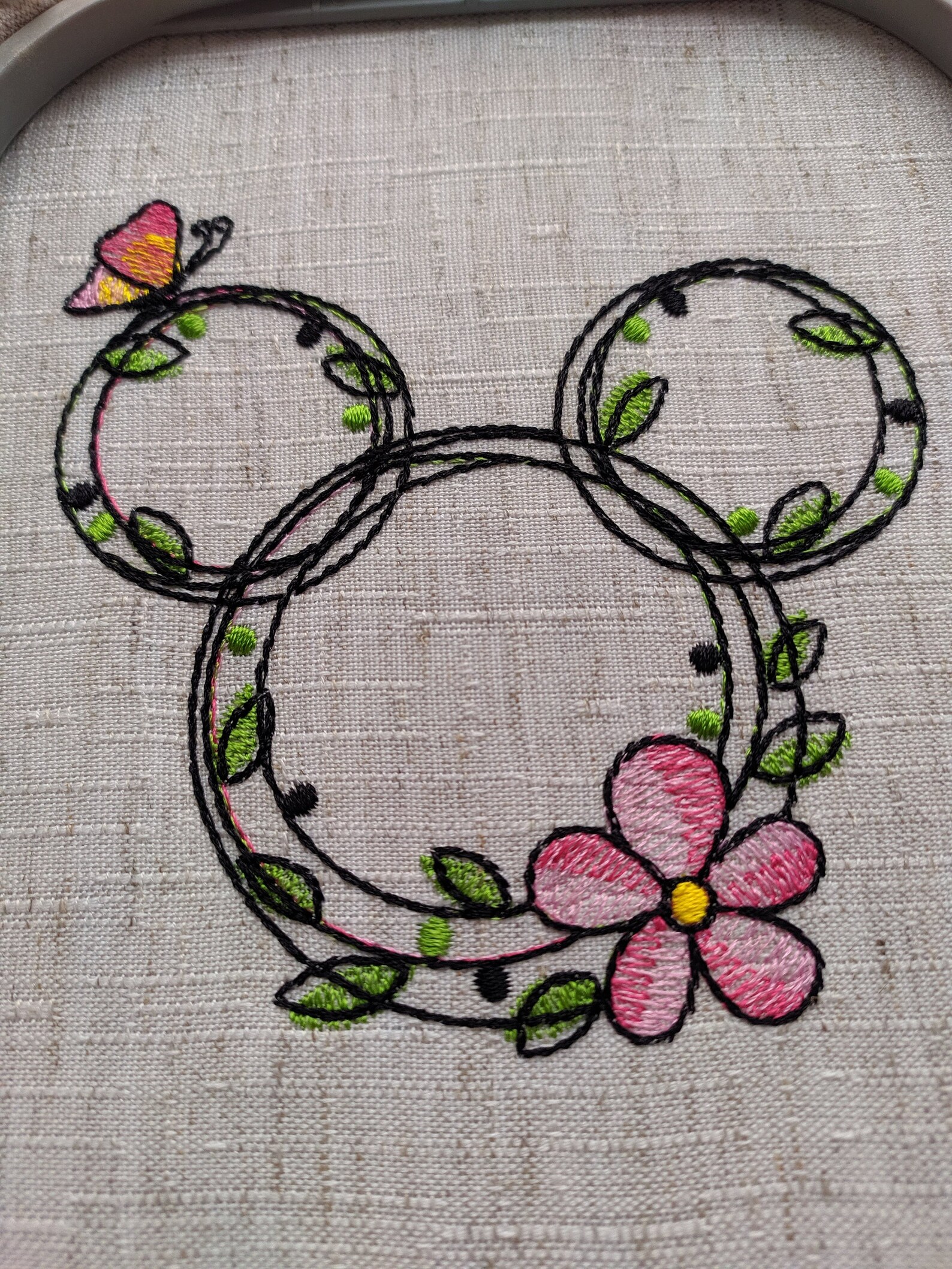 Mouse Embroidery Design - Etsy