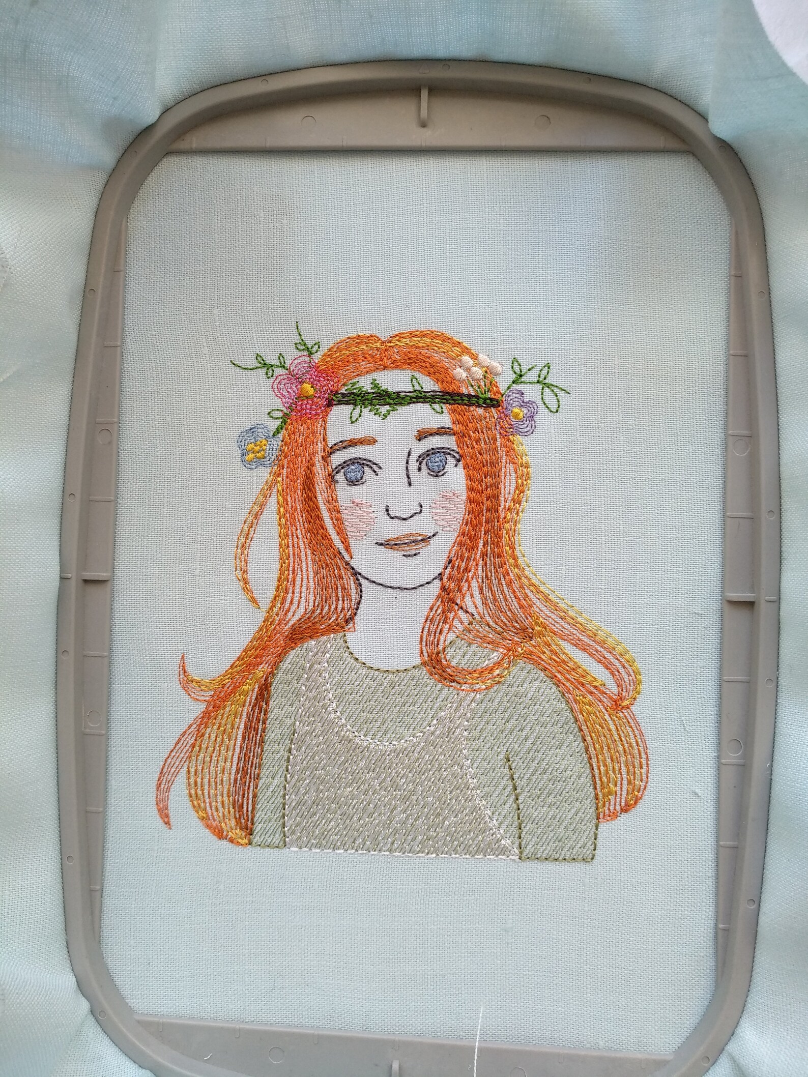 Girl Embroidery Design Woman Embroidery Designs - Etsy