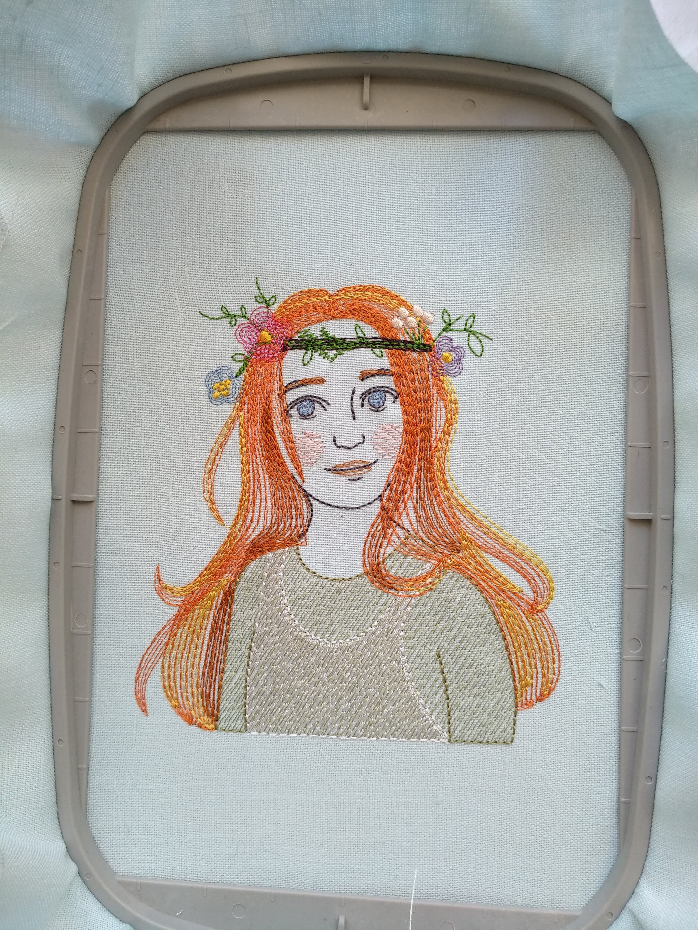 Girl Embroidery Design, Woman Embroidery Designs - Etsy