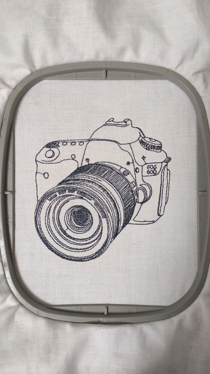 Foto Embroidery Design Camera Embroidery Designs - Etsy