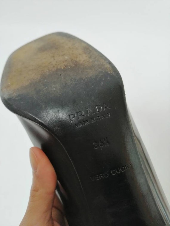 Prada shoes, 90s high heel, 90s Prada, Prada pumps, b… - Gem