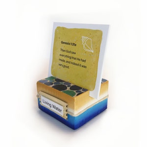 Sea-inspired Scripture Card Holder, Bible Verse Card Holder, Bible ...