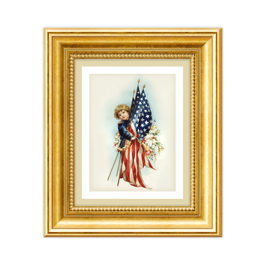 Patriotic Home Decor, Thank You Gifts for Veterans, American Vintage ...