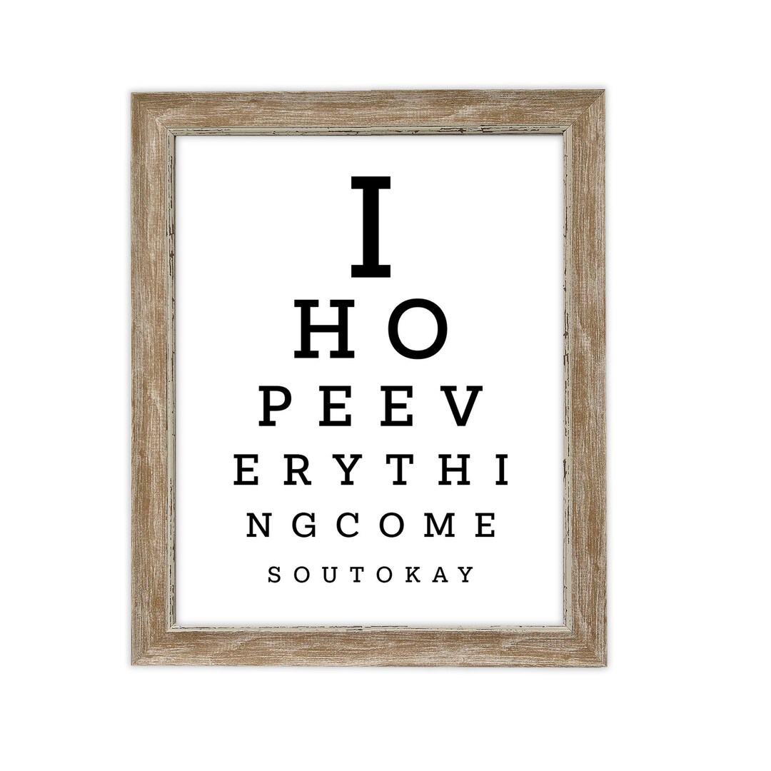 Funny Eye Test Chart, Bathroom Humor, Bathroom Posters Funny, Funny ...