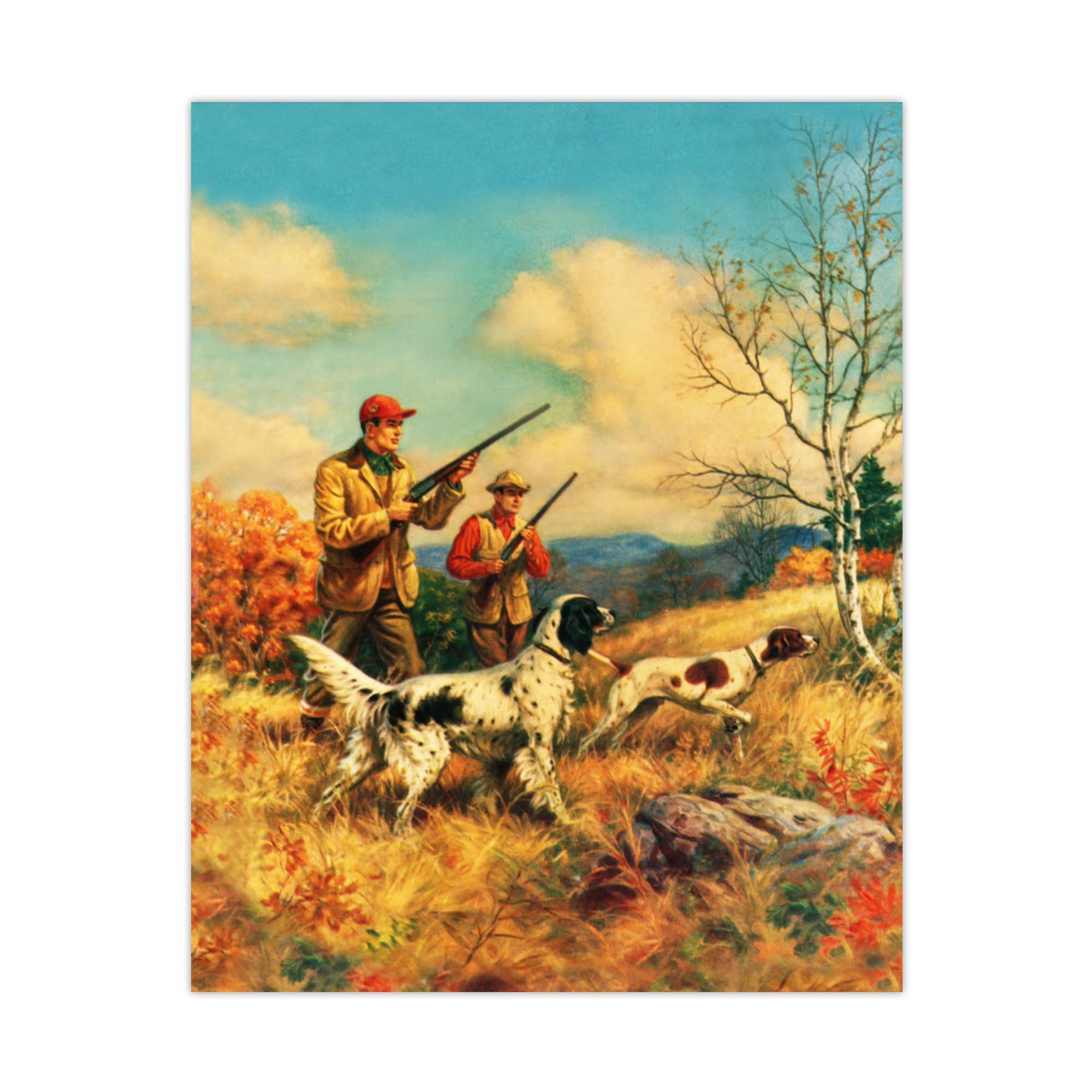 Vintage Hunting Prints, Gift for Hunters, Vintage Hunting Pictures ...