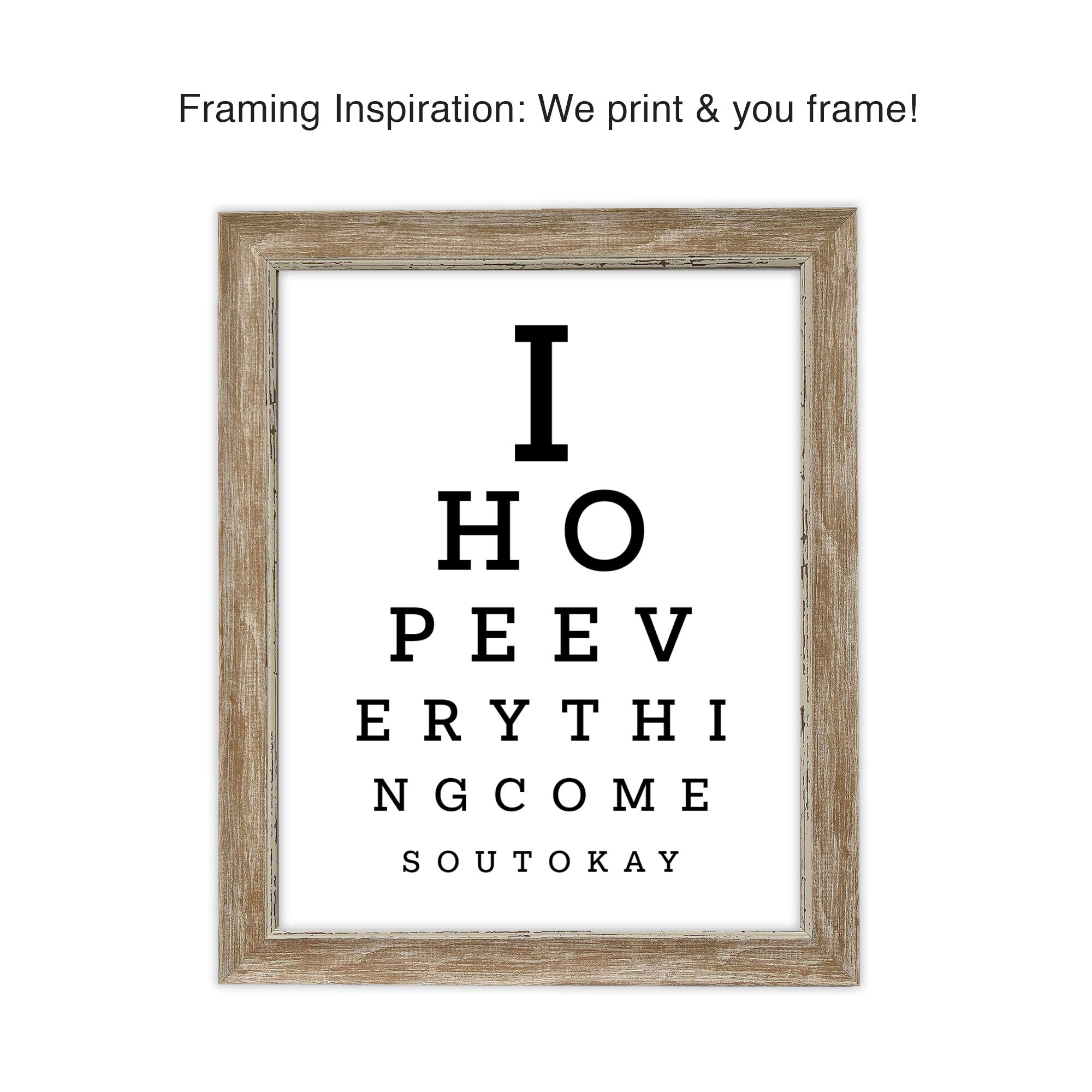 Funny Eye Test Chart, Bathroom Humor, Bathroom Posters Funny, Funny ...