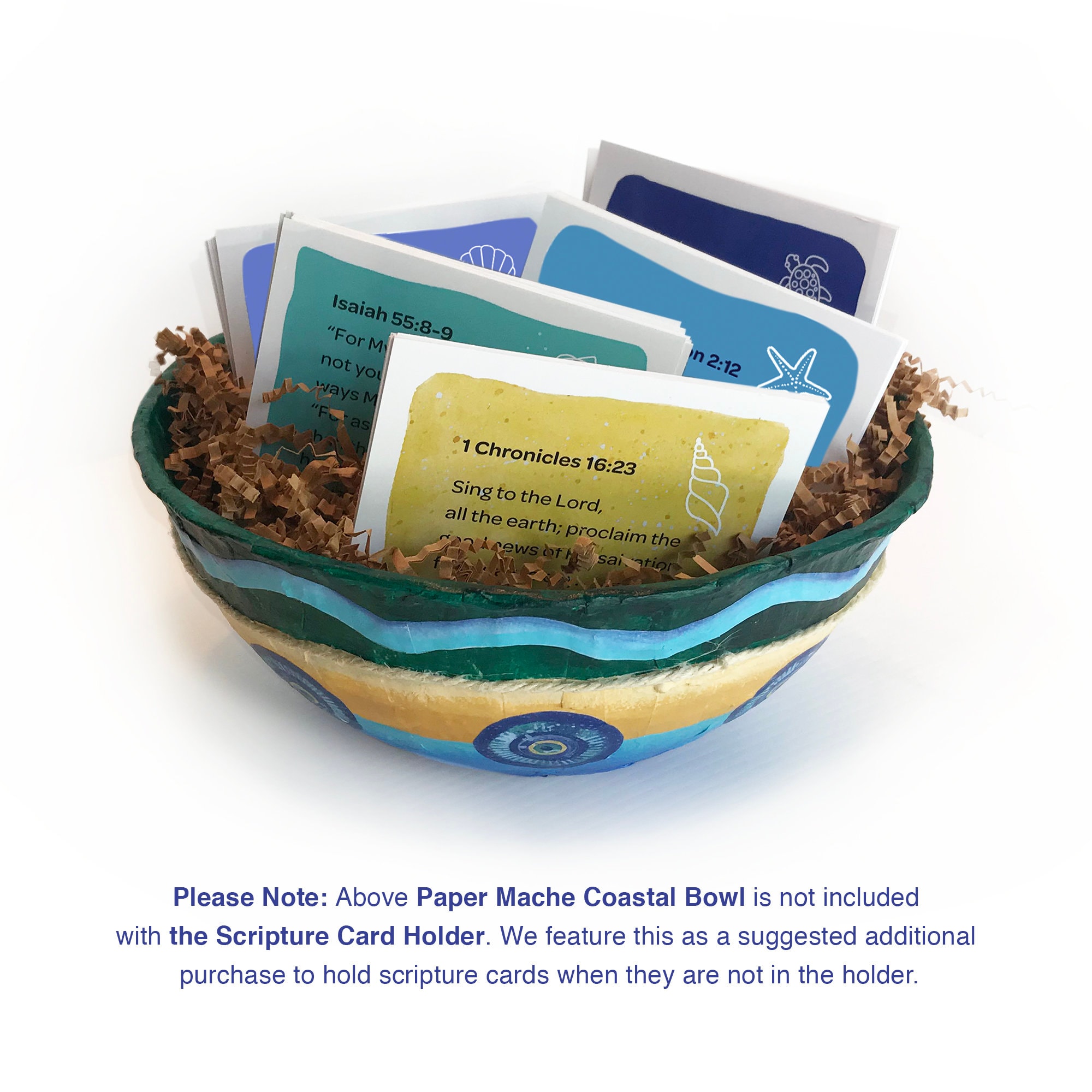 Sea-inspired Scripture Card Holder Bible Verse Card Holder | Etsy