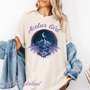 ACOTAR Girl T-shirt COMFORT COLORS Velaris Shirt A Court of Thorns ...