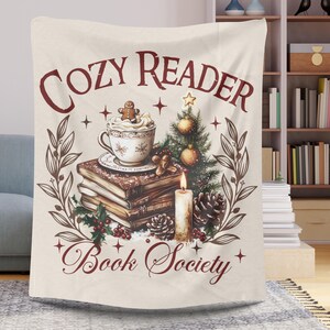 Cozy Reader Book Society Bookish Bookish Christmas Gift for Reader ...
