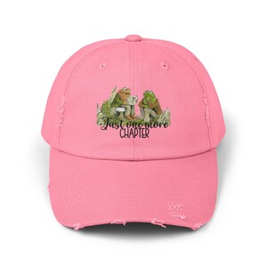 Frog and Toad Bookish Unisex Distressed Cap Reader Cap Book Lover Retro ...