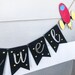 Rocket Banner Personalized Space Banner Rocket Space Party - Etsy