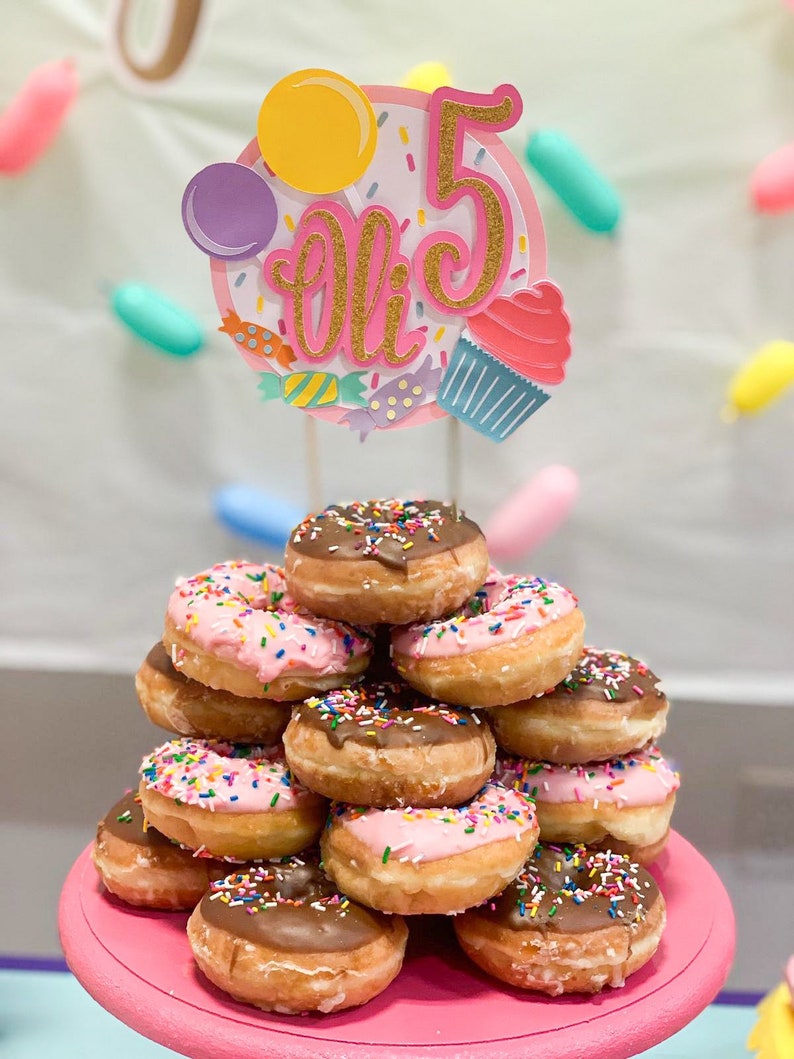 Candyland Cake Topper Candy Land Party Decorations Candy - Etsy