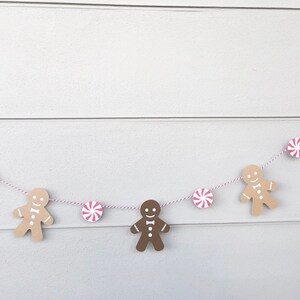 Christmas Garland, Gingerbread Garland, Christmas Decor, Gingerbread ...