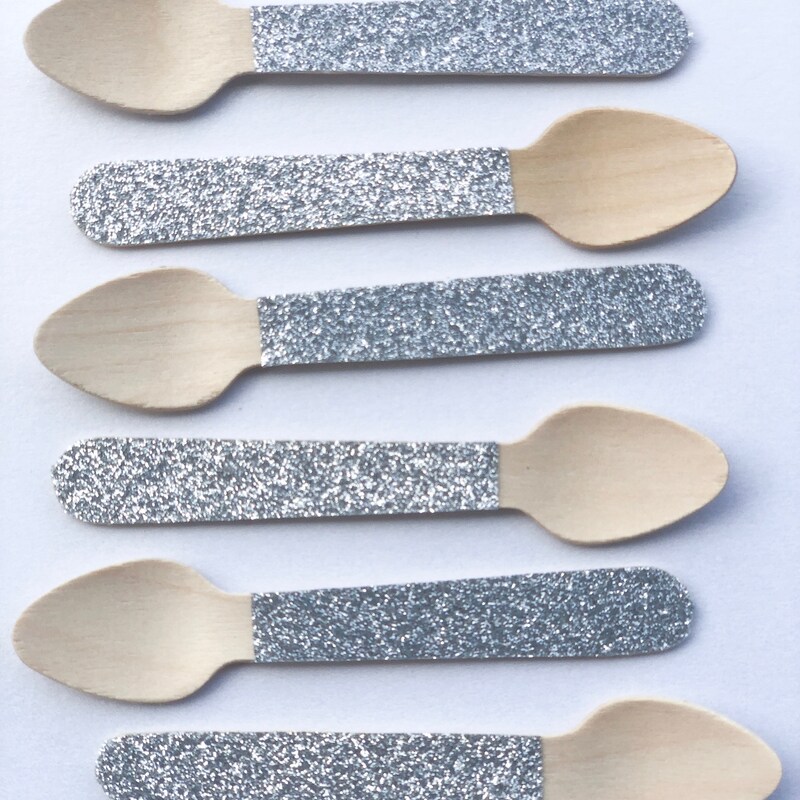 Glitter Spoons - Etsy
