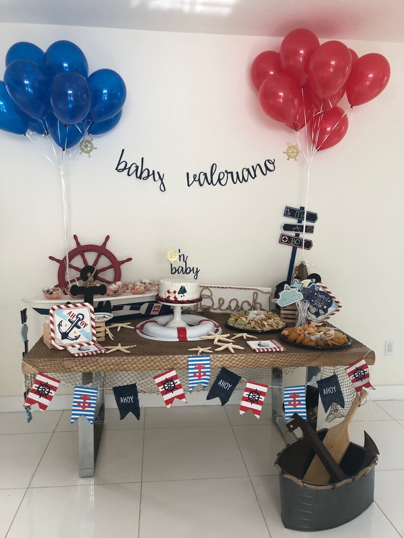 Oh Baby Nautical Cake Topper Nautical Cake Topper Nautical - Etsy