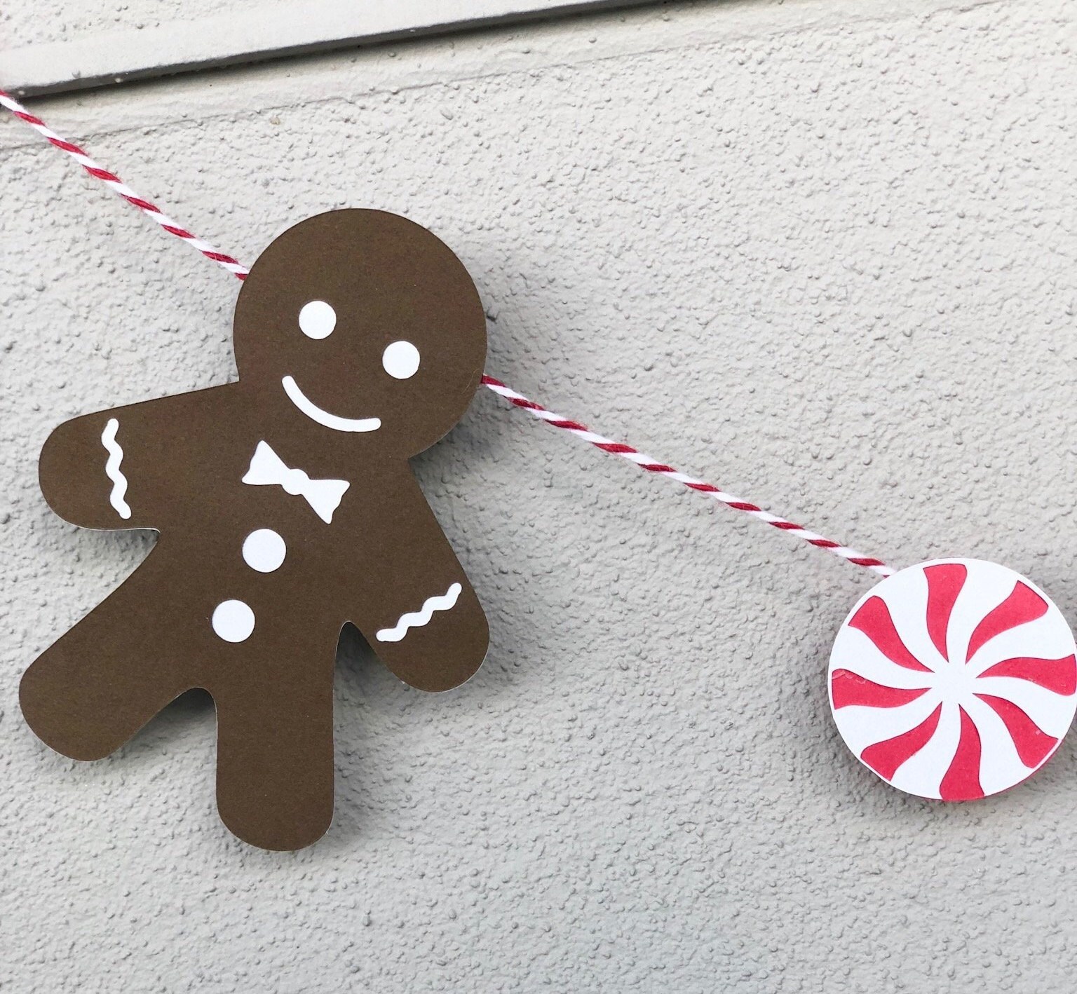 Christmas Garland Gingerbread Garland Christmas Decor - Etsy