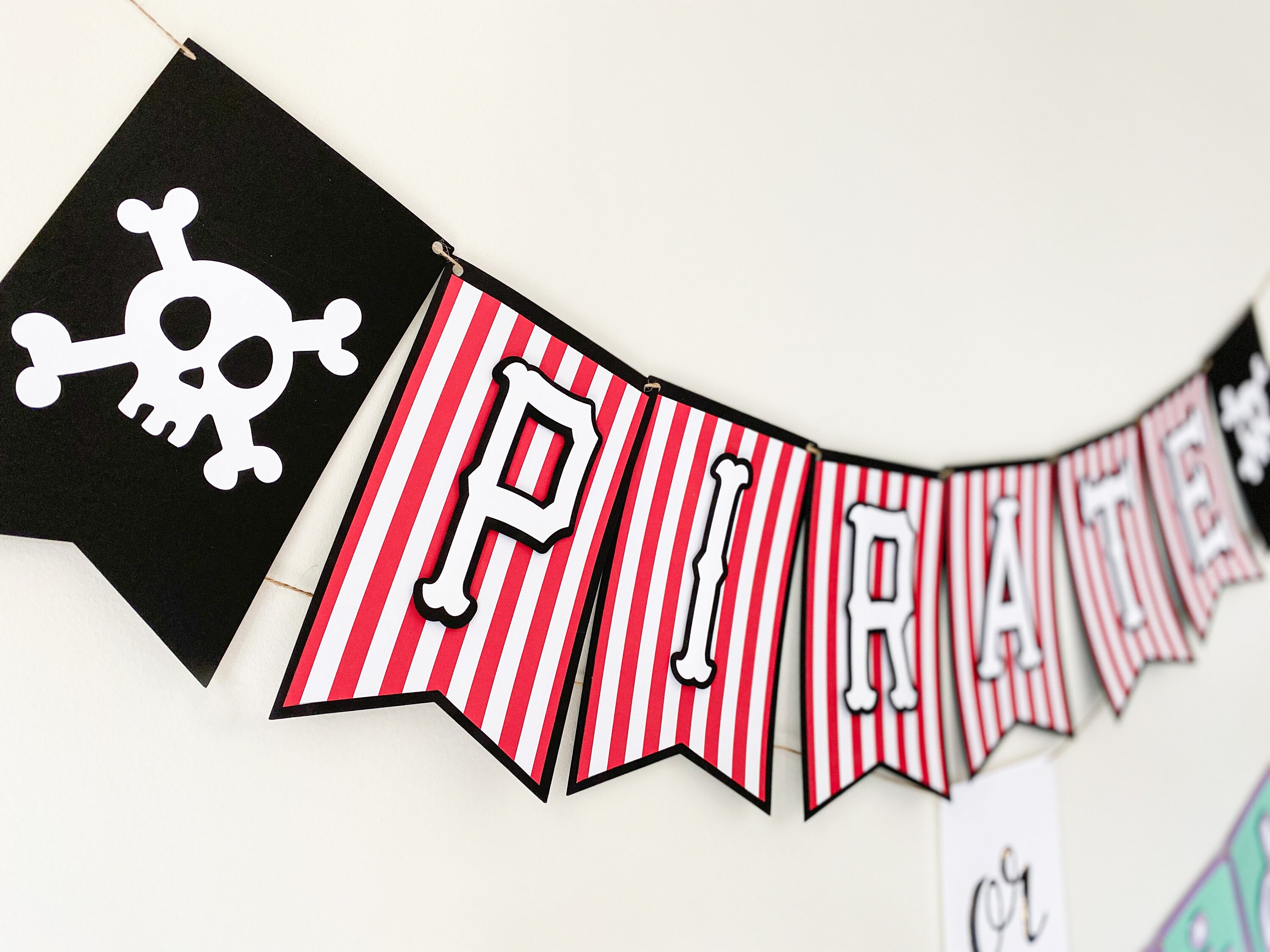 Pirate or Mermaid Gender Reveal Banner: Birthday Party Decor - Etsy
