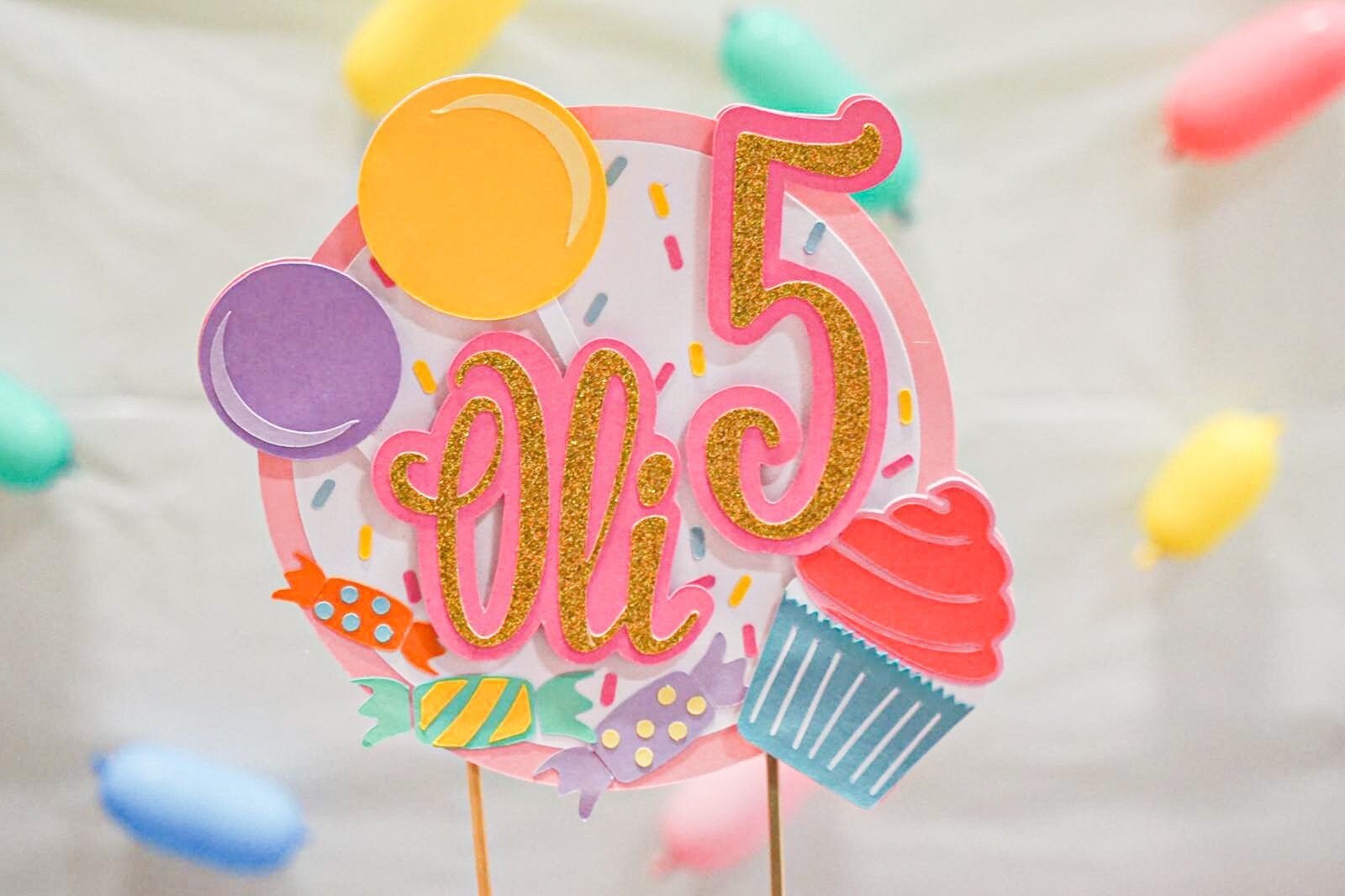 Candyland Cake Topper Candy land Party decorations Candy | Etsy