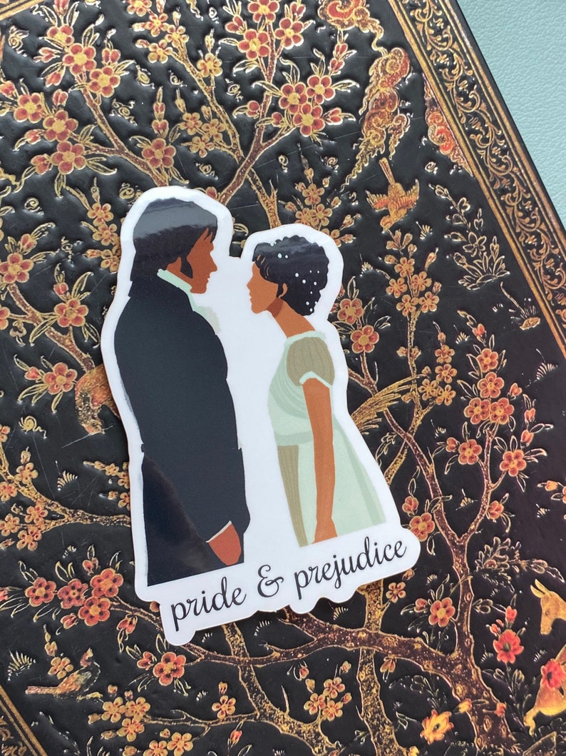 Mr. Darcy Elizabeth Bennet P&P Sticker - Etsy