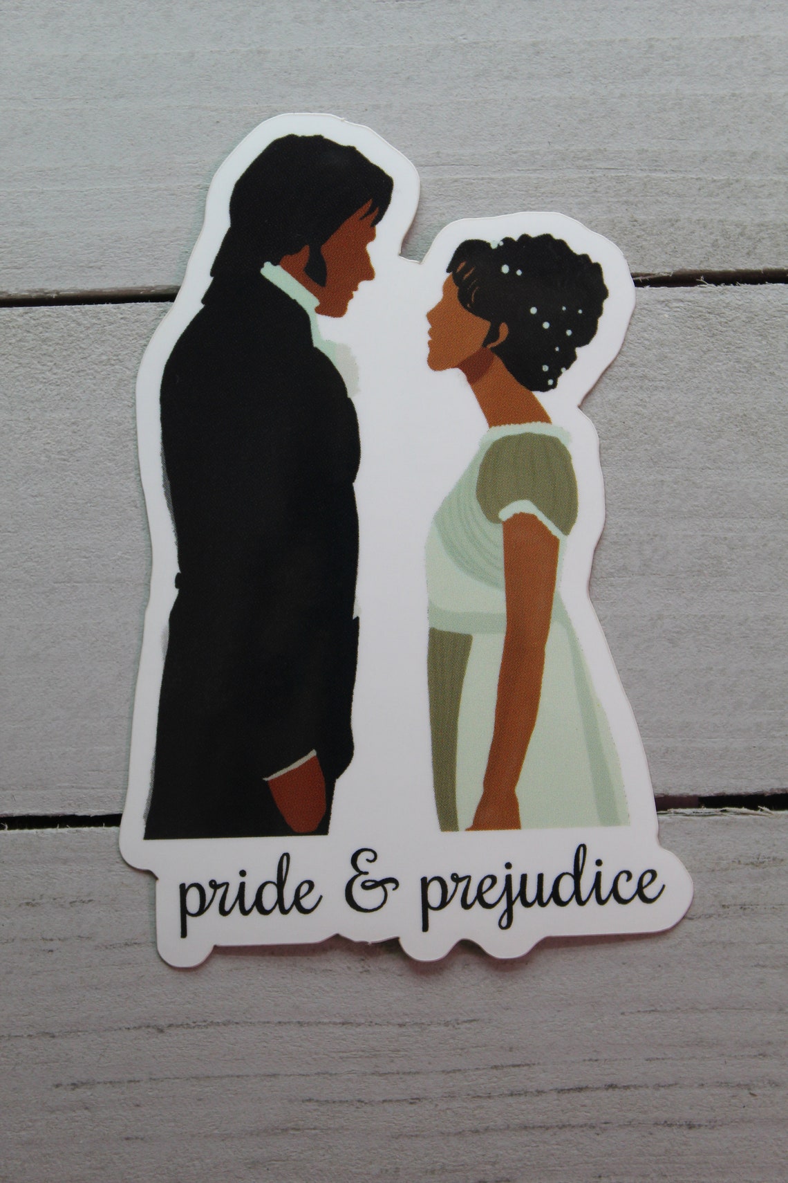 Mr. Darcy Elizabeth Bennet P&P Sticker - Etsy