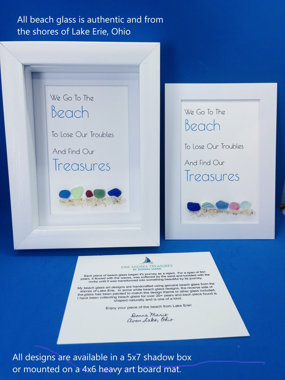 BEACH GLASS Art. Sea Glass Poem. Friends Are Like Sea Glass... Genuine ...